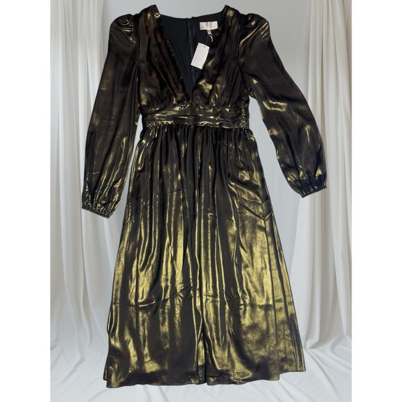 Wayf | Dresses | Nwt Wayf Metallic Midi Dress As Seen On Tv The Voice ...